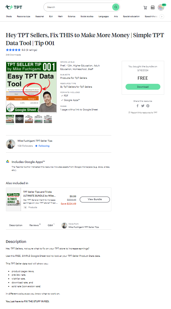 SEOTpreneur: TPT SEO Tools for Teachers Pay Teachers Sellers